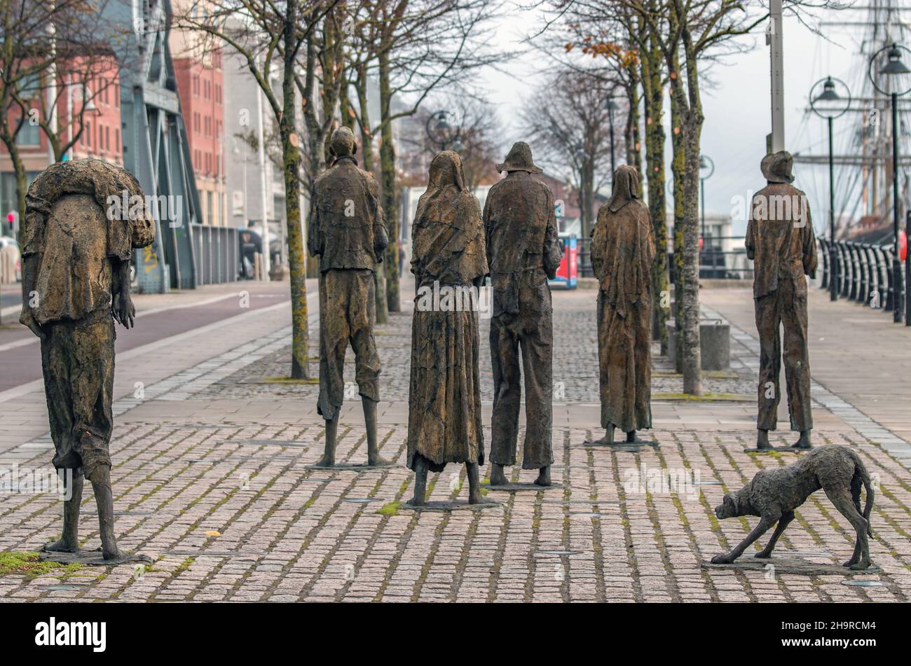 Memorial to the Great Famine Victims in Dublin, Ireland’s Great Famine ...