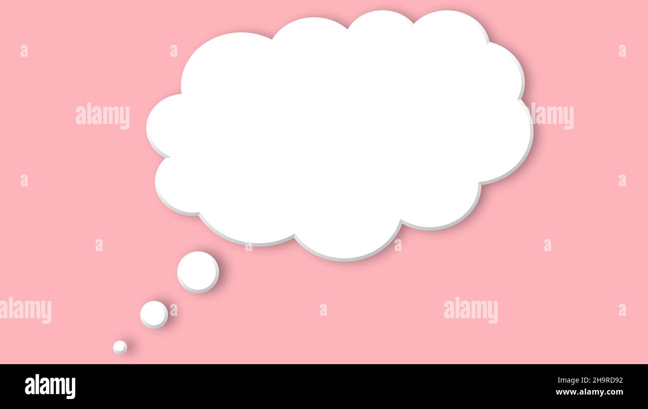 callout pastel pink background with copy space, ready to use Stock ...
