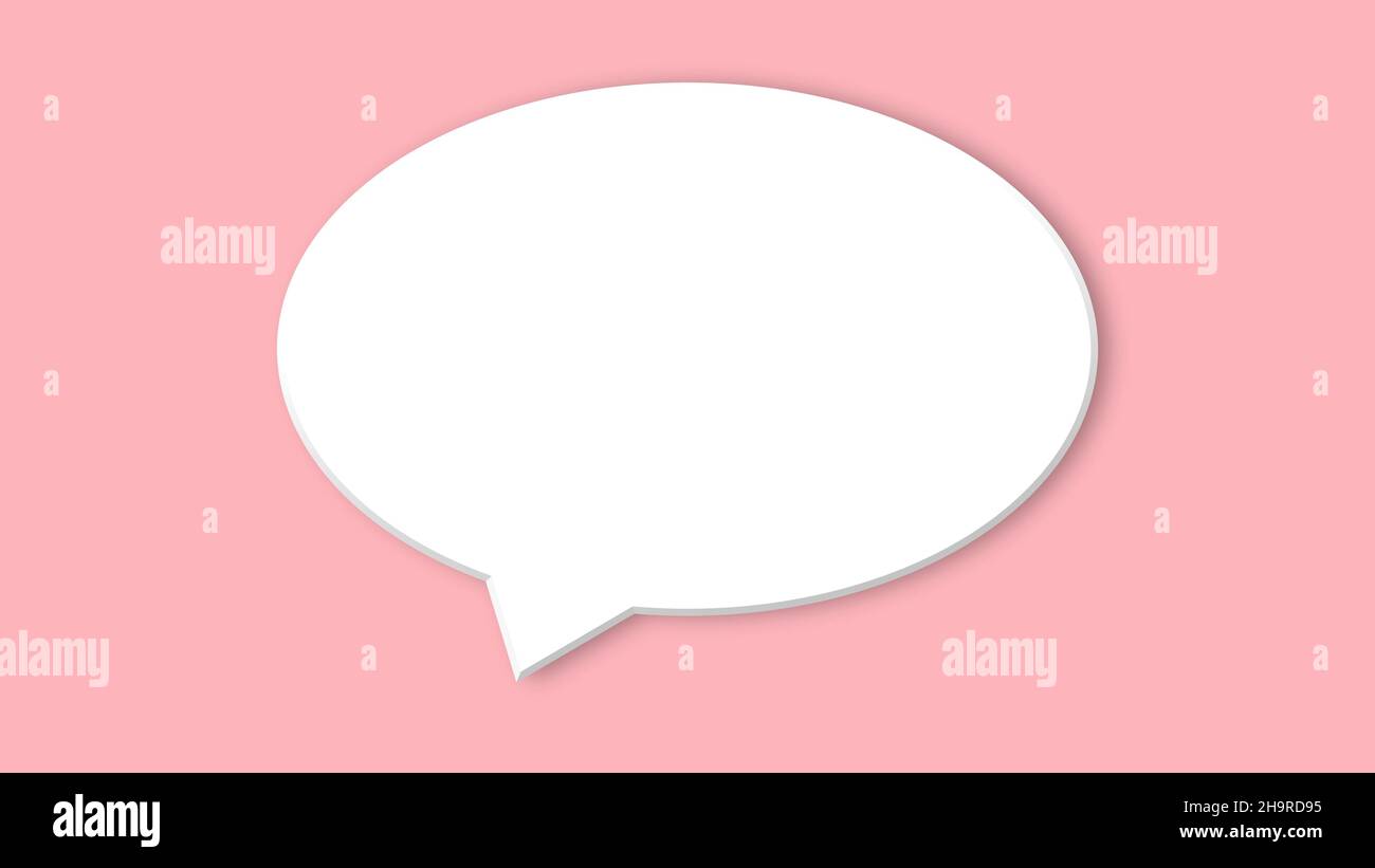 callout pastel pink background with copy space, ready to use Stock ...