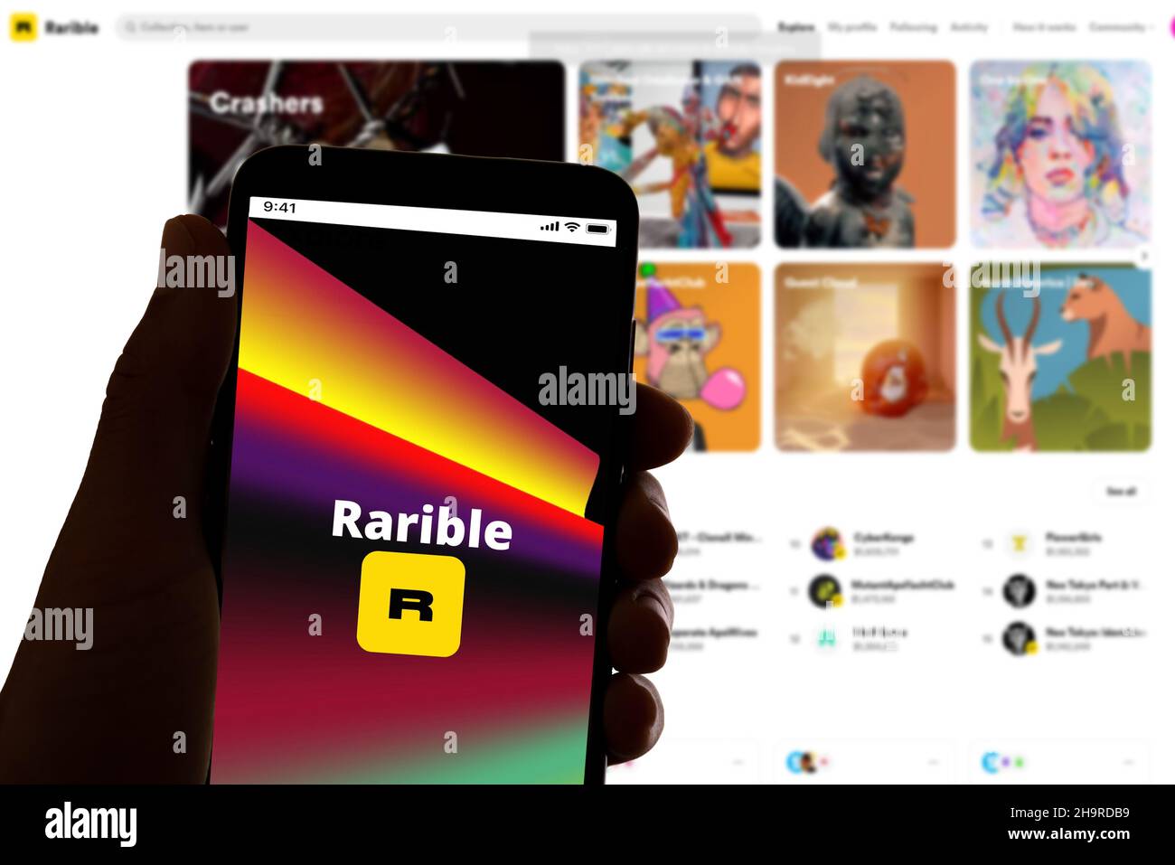 Rarible logo hi-res stock photography and images - Alamy