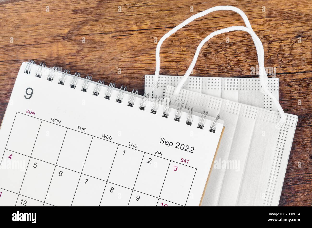 September medical calendar hi-res stock photography and images - Alamy