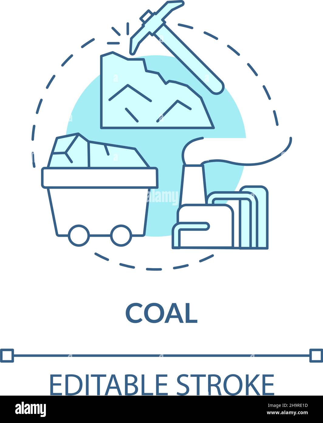 Coal mining complex Stock Vector Images - Alamy