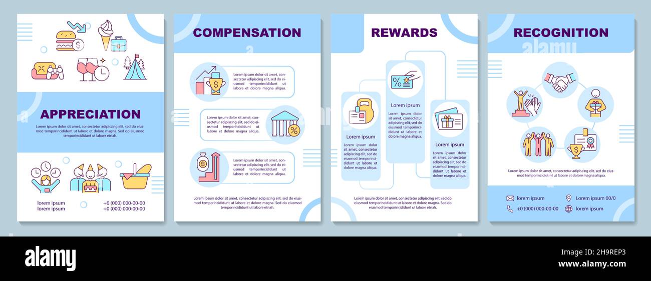 Incentives types brochure template Stock Vector Image & Art - Alamy