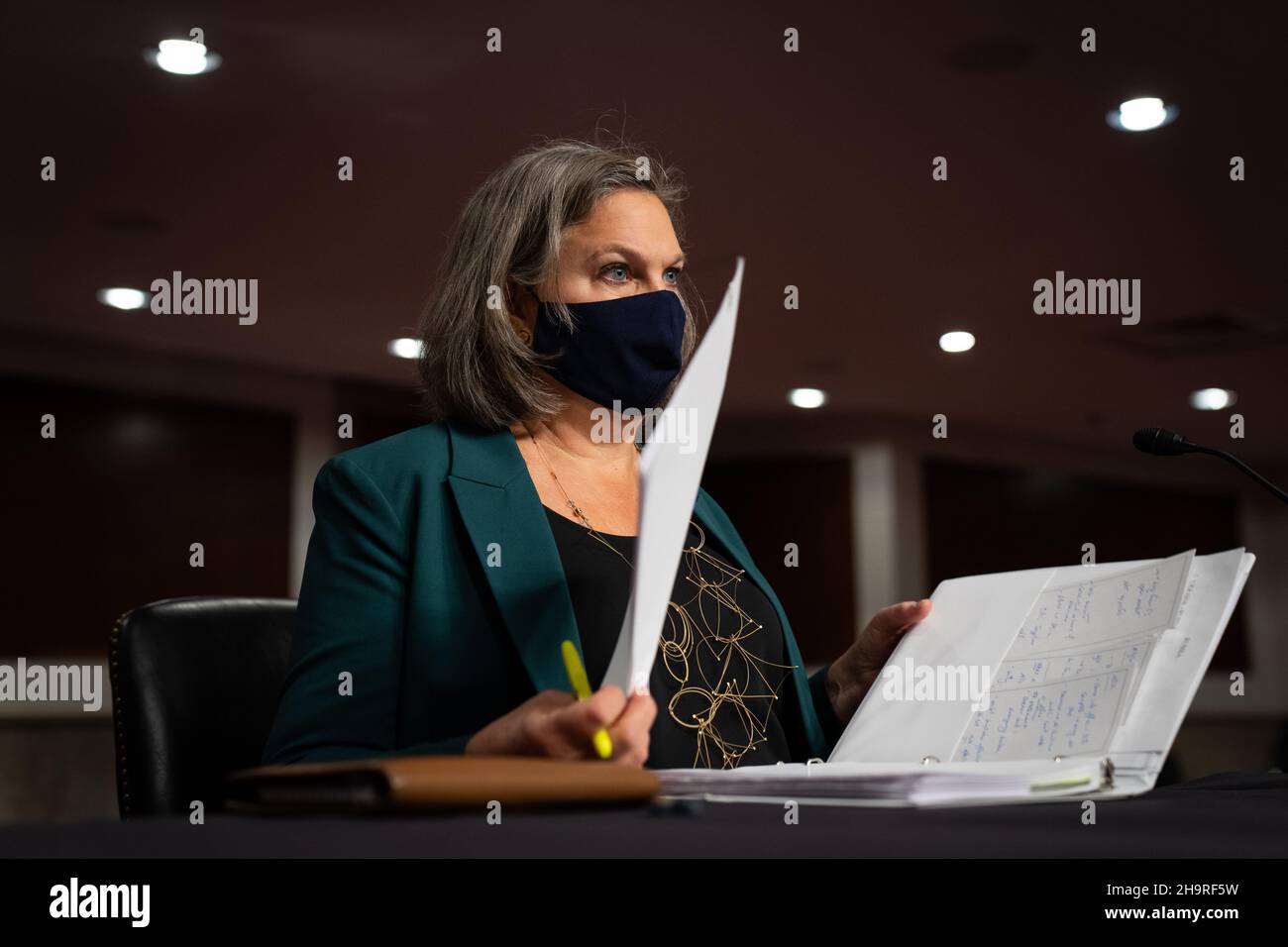Washington, D.C. on Tuesday, December 7, 2021, Ambassador Victoria ...
