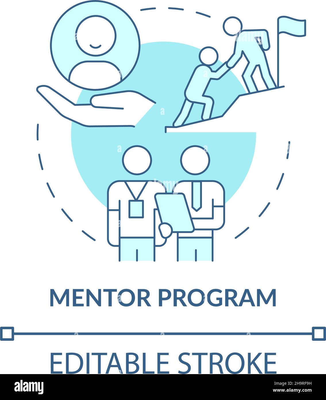 Mentorship concept icon Stock Vector Image & Art - Alamy