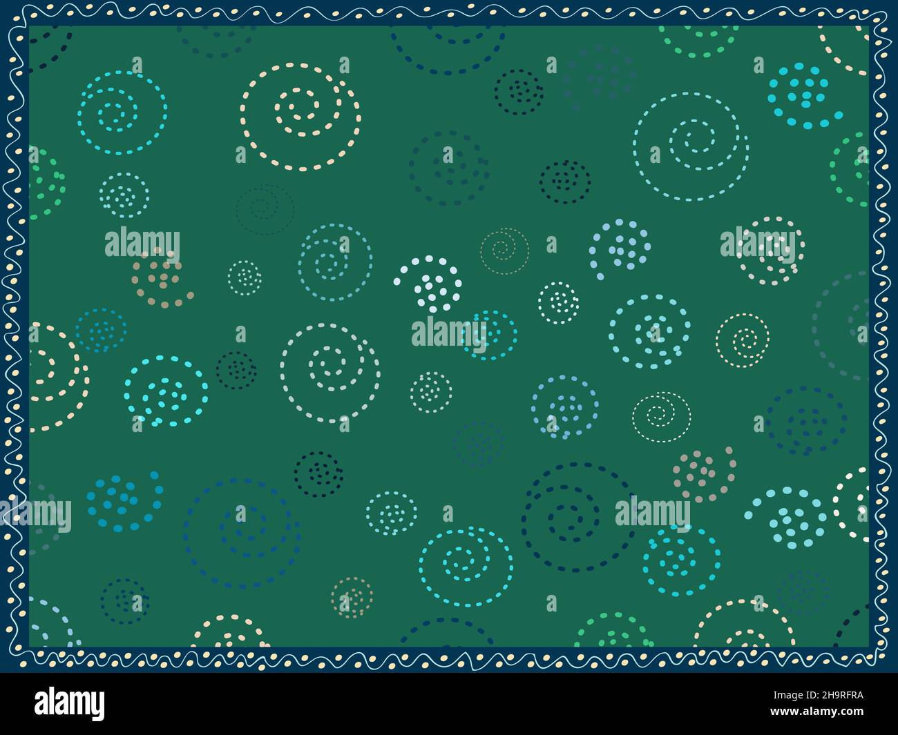 Rectangular frame ethnic card with painted Stock Vector Image & Art - Alamy