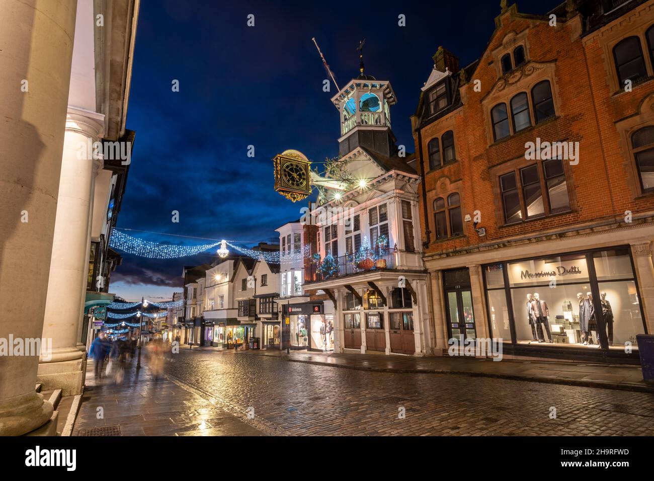 Guildford town clock hi-res stock photography and images - Alamy
