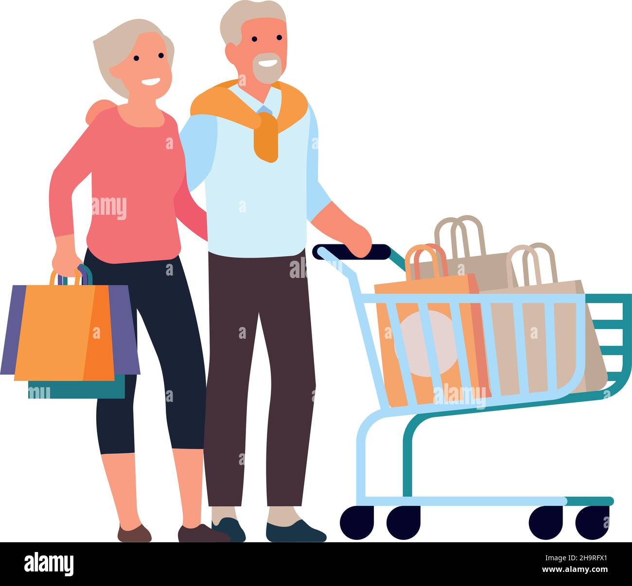 Senior consumers Stock Vector Images - Alamy