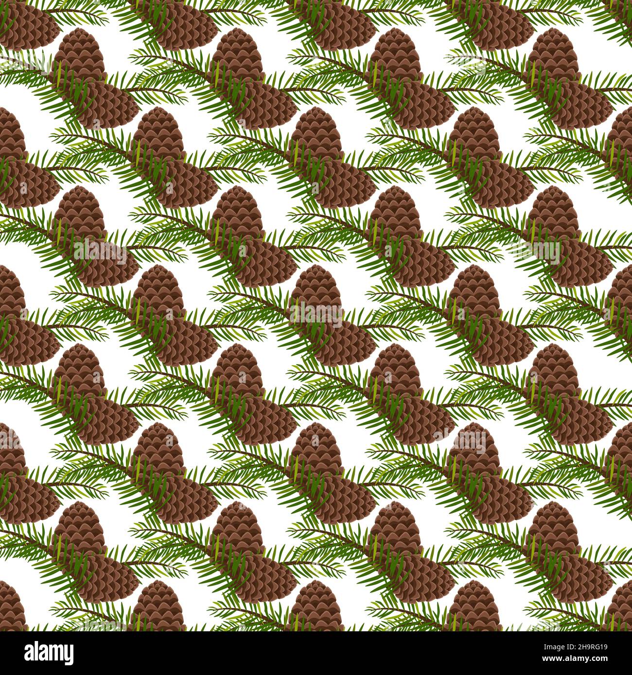 Green spruce needles Stock Vector Images - Alamy