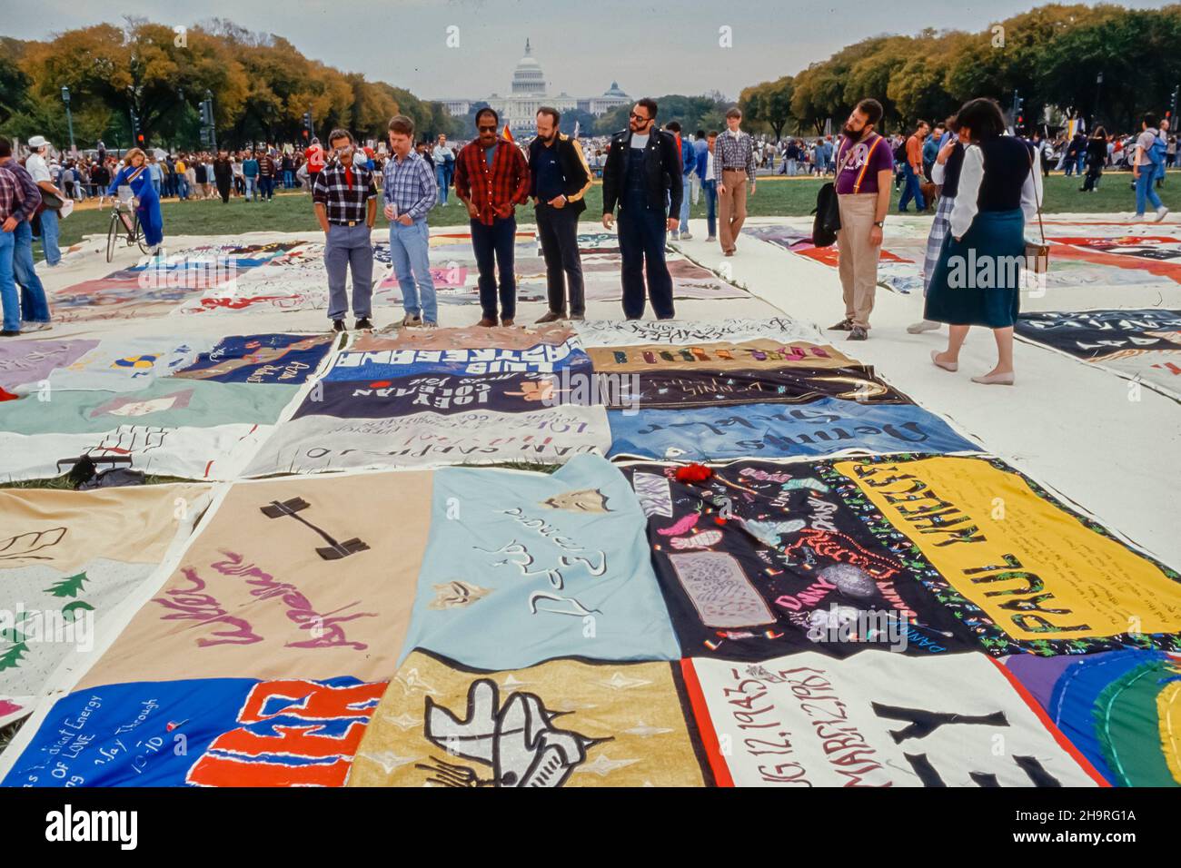 Aids memorial quilt washington High Resolution Stock Photography and ...