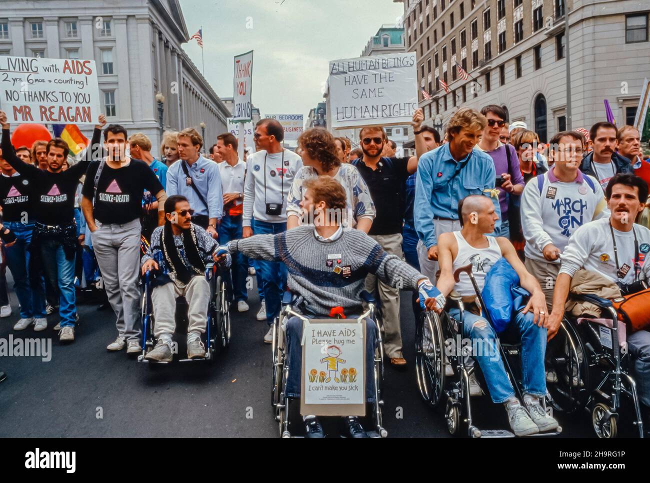 Aids march 1980s hi-res stock photography and images - Alamy