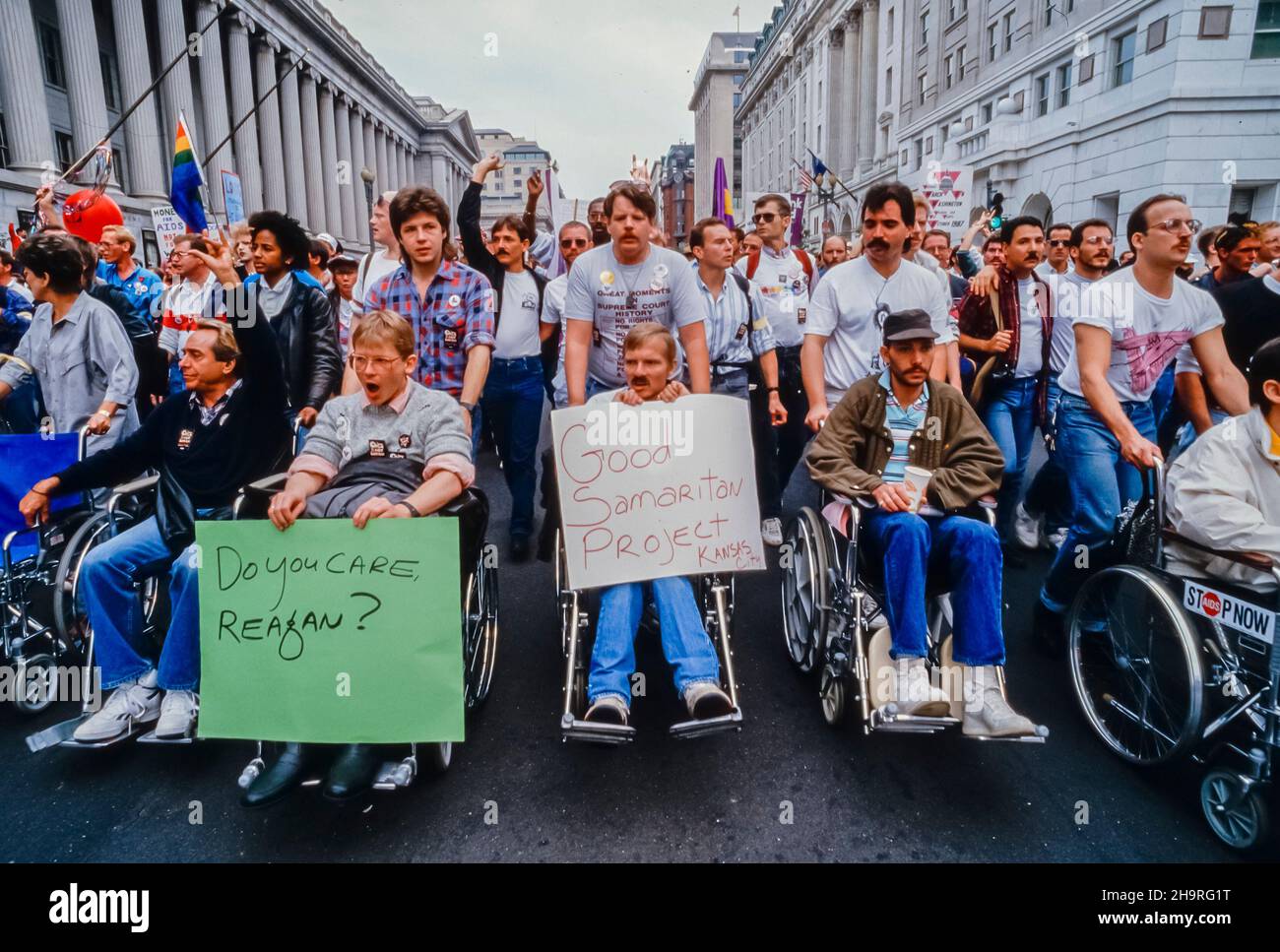 1980s lgbt protest hi-res stock photography and images - Alamy