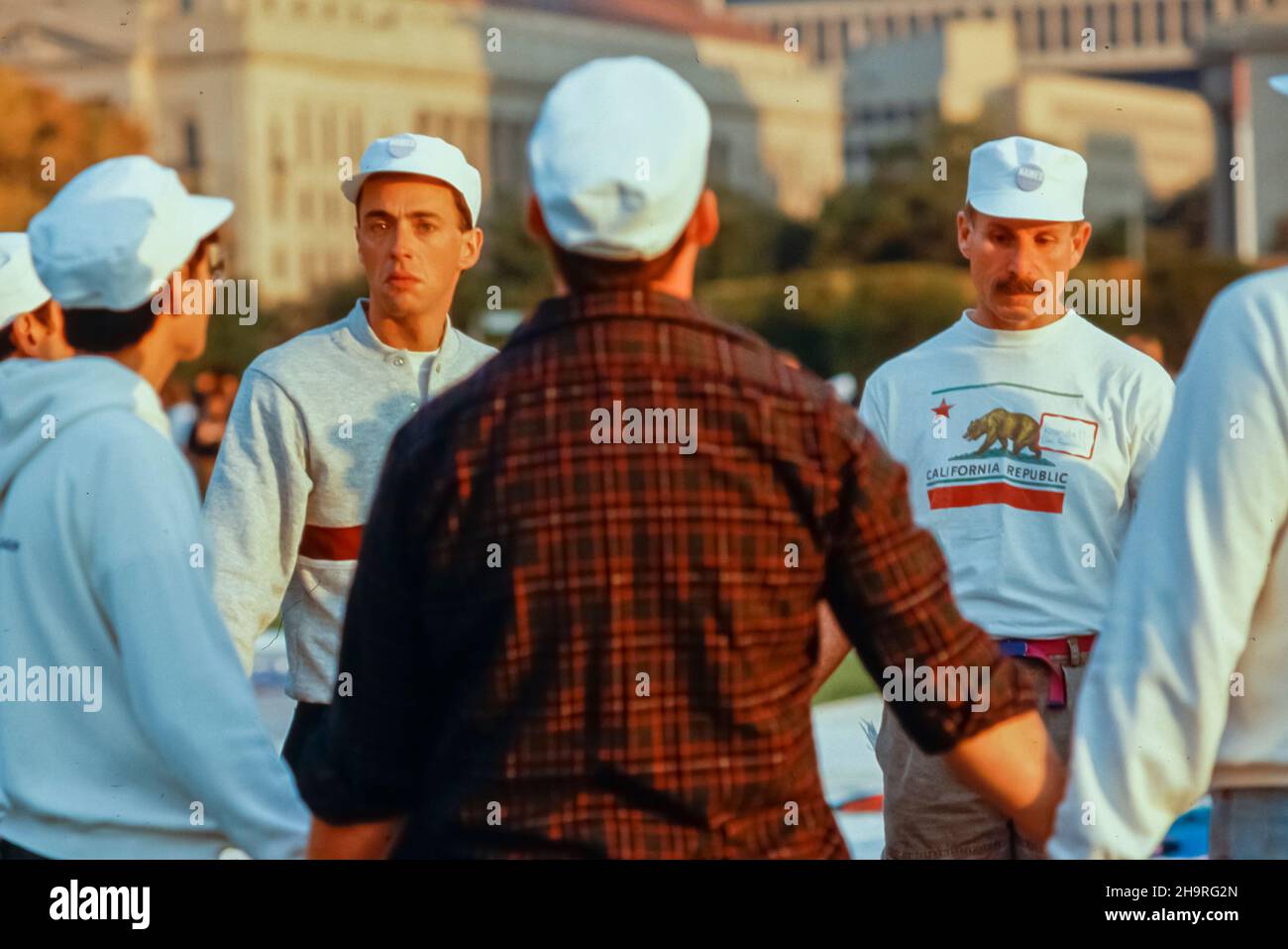 Aids activists 1980s hi-res stock photography and images - Alamy