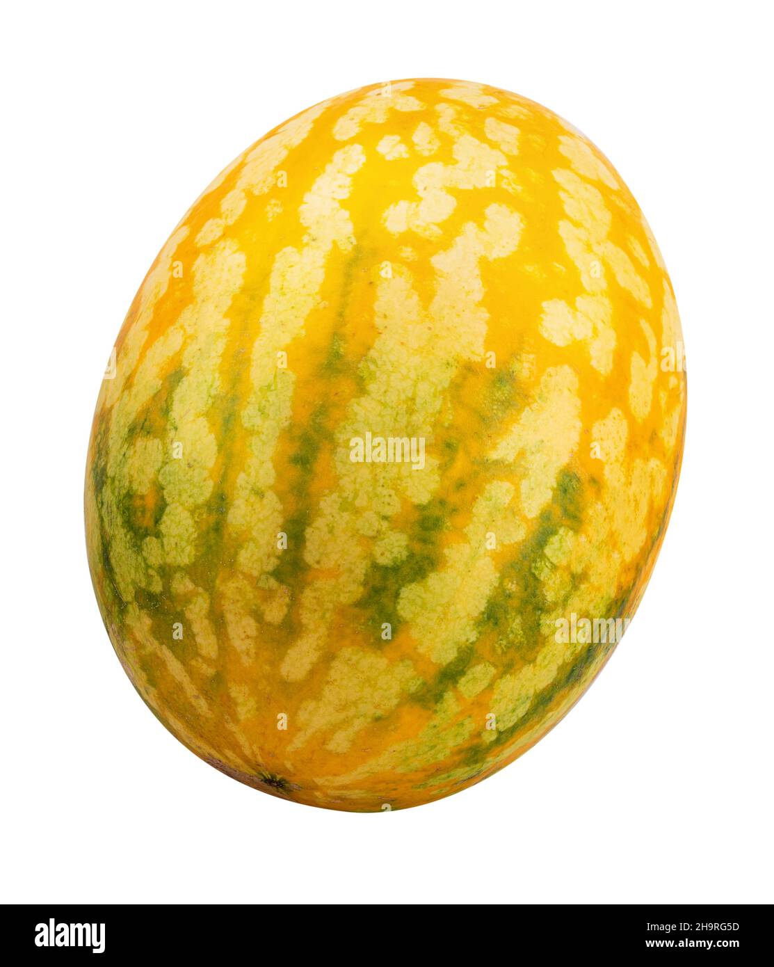 Yellow watermelon isolated on white background. Clipping path Stock ...