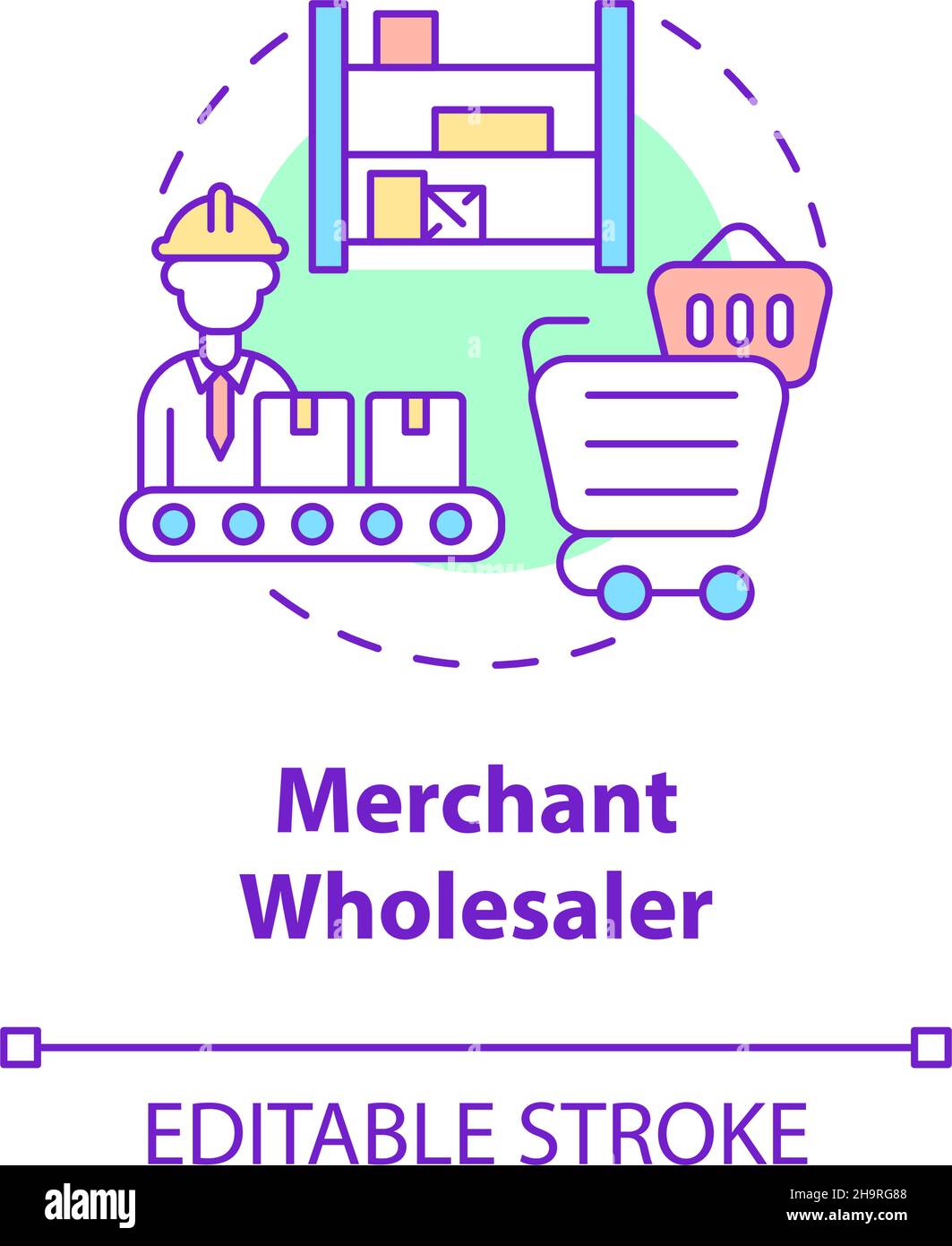 Merchant drawing Stock Vector Images - Alamy
