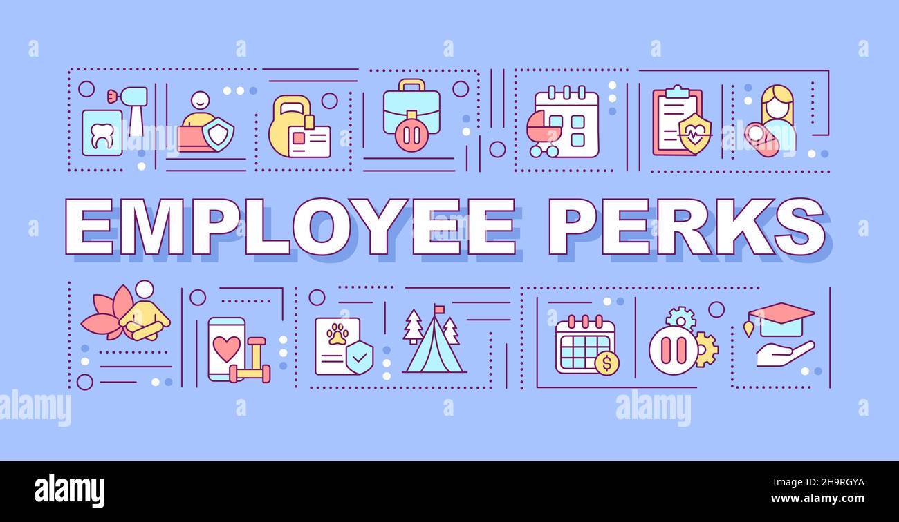 Employee perks word concepts banner Stock Vector Image & Art - Alamy