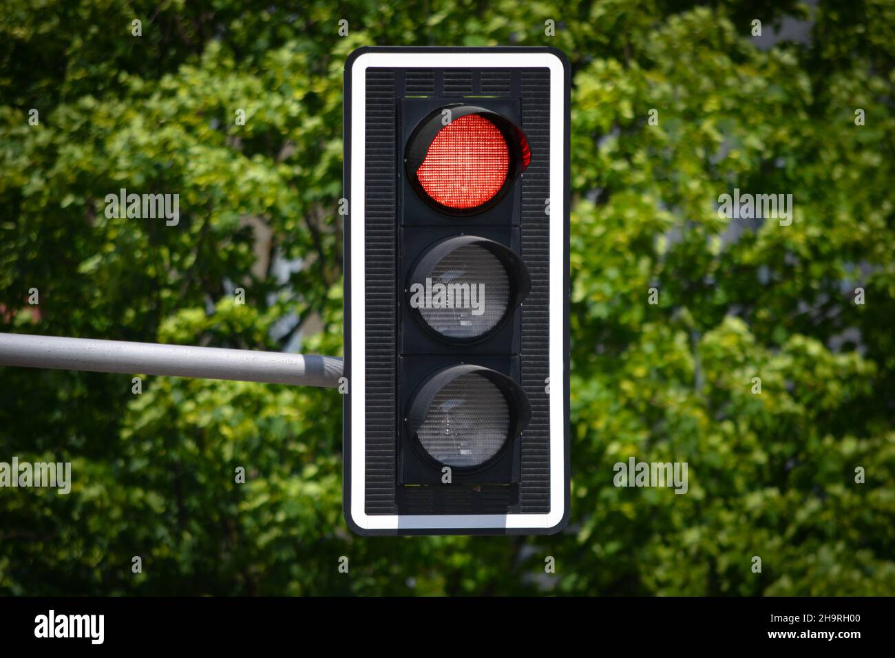 Traffic lights - red color Stock Photo - Alamy