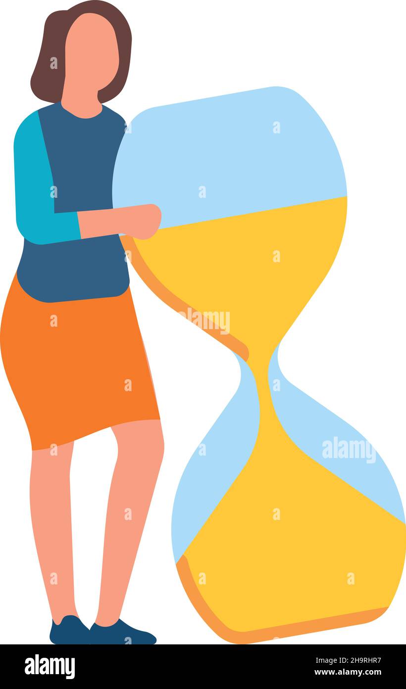 Hourglass standing Stock Vector Images - Alamy