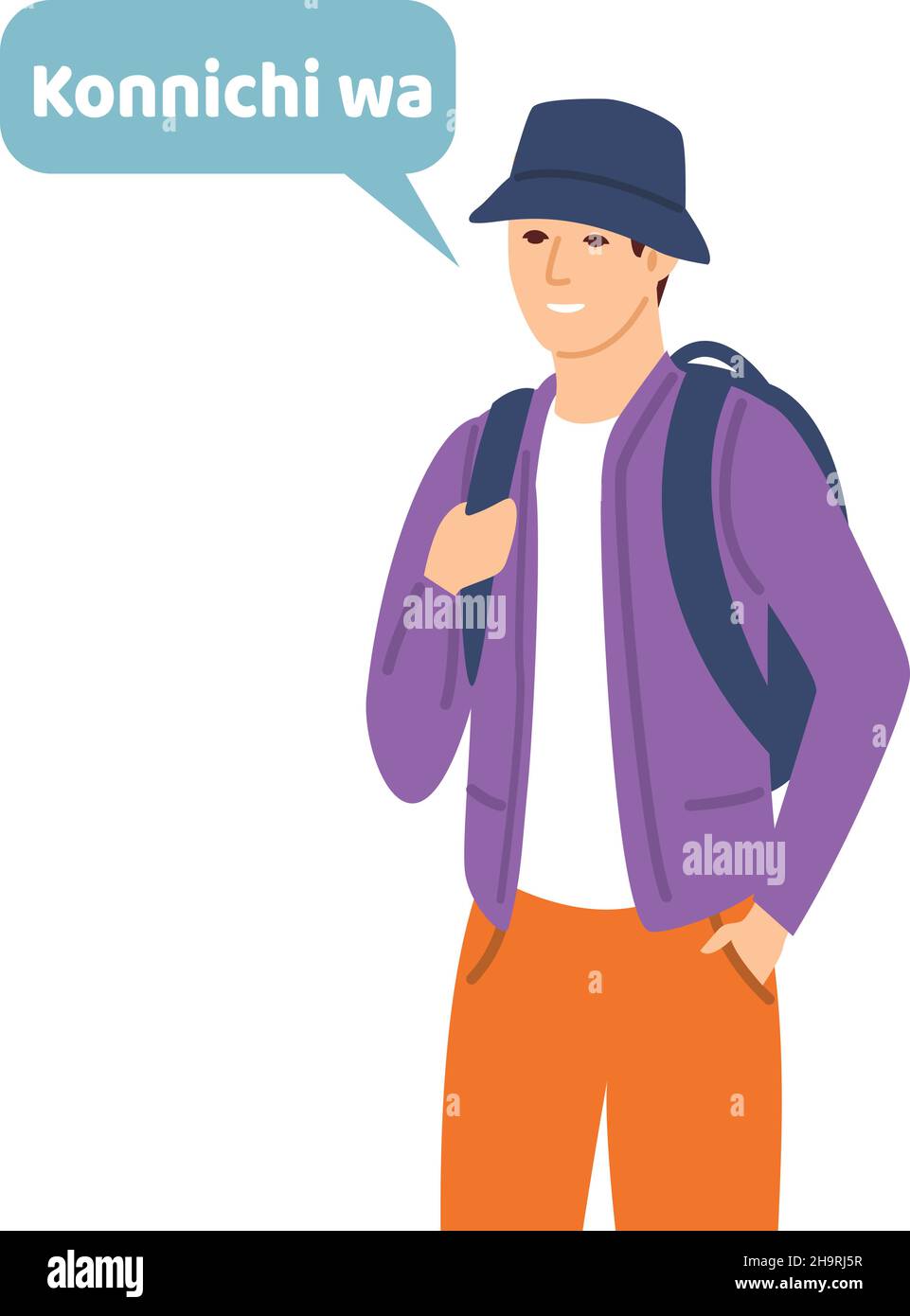 Konnichiwa Cut Out Stock Images & Pictures - Alamy