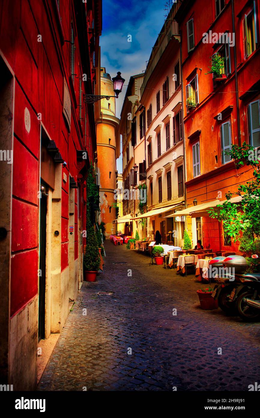Streets of Rome Stock Photo - Alamy