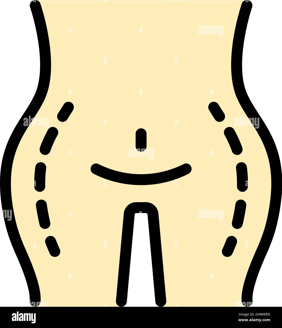 Aesthetic plastic surgery icon. Outline aesthetic plastic surgery ...
