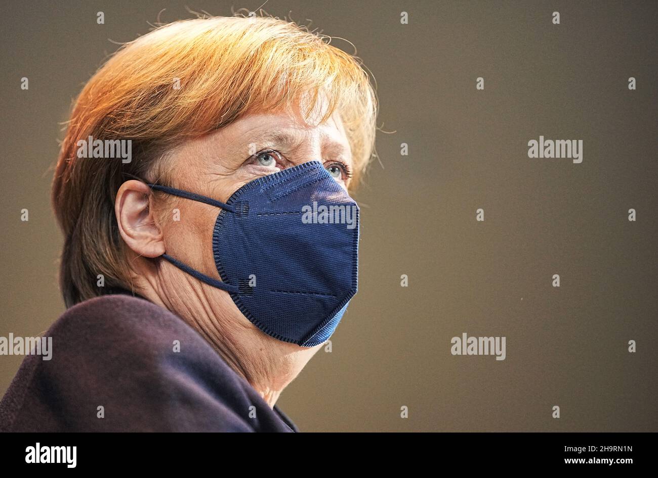 Berlin, Germany. 08th Dec, 2021. Angela Merkel during the handover of ...