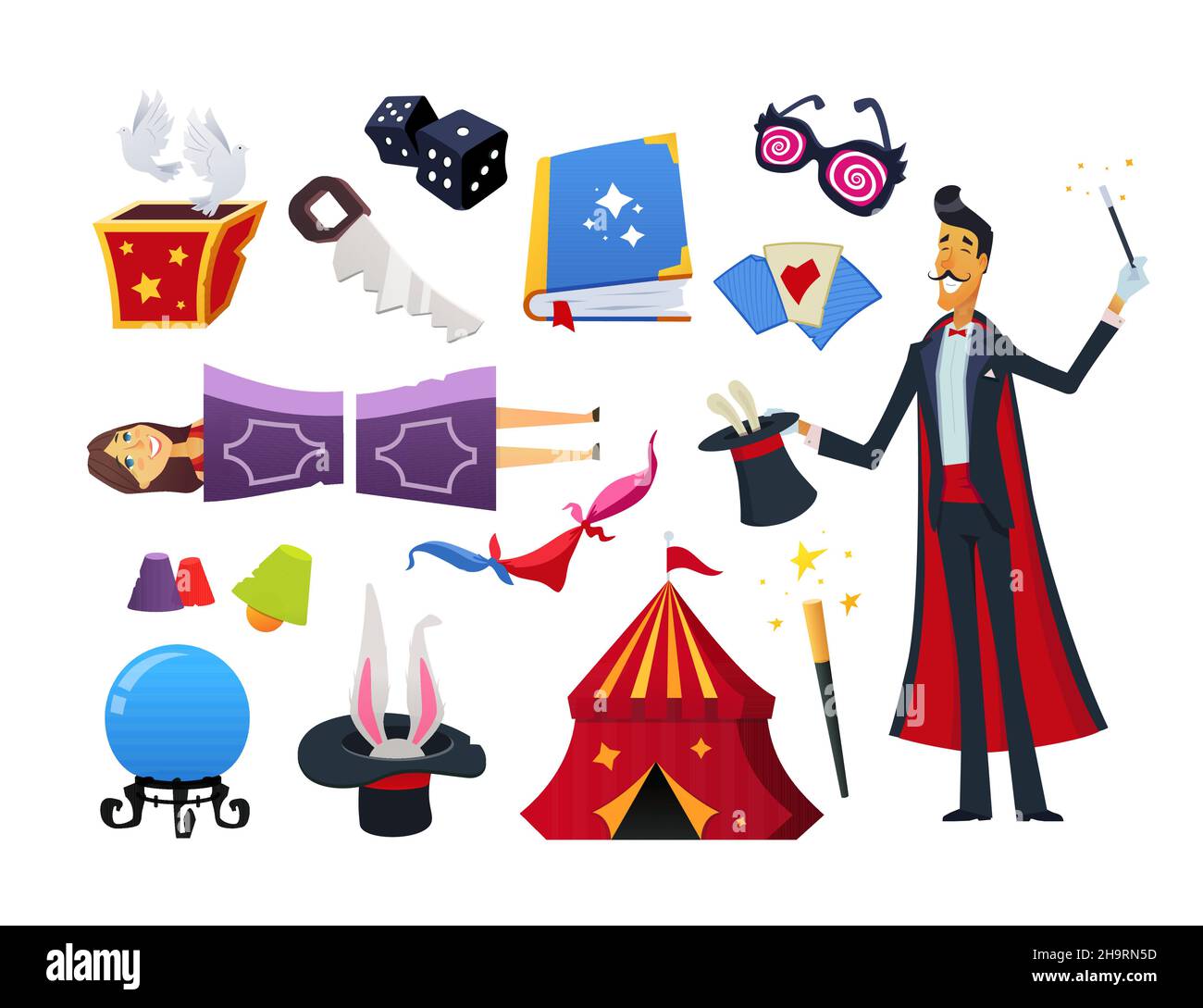 Hypnosis trick Stock Vector Images - Alamy