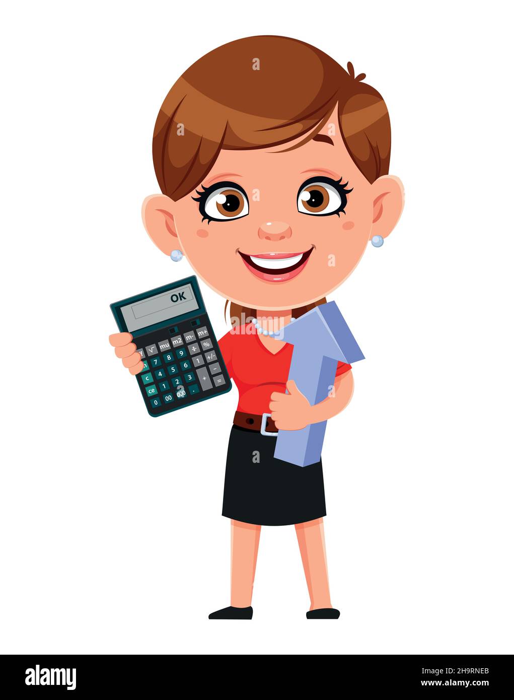 Accountant cartoon Cut Out Stock Images & Pictures - Alamy