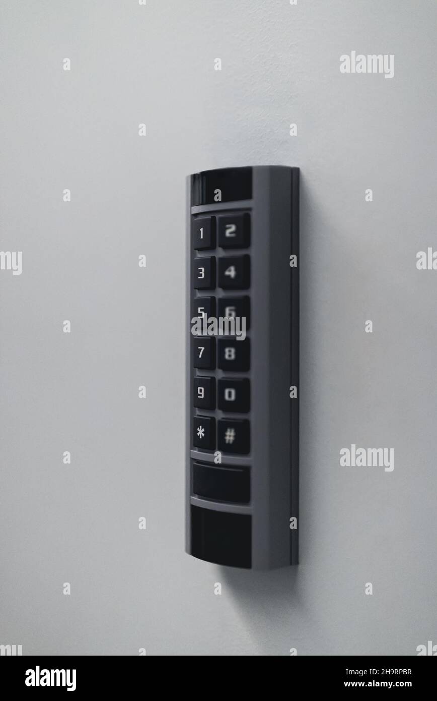 Security automatic digital room door lock Stock Photo - Alamy