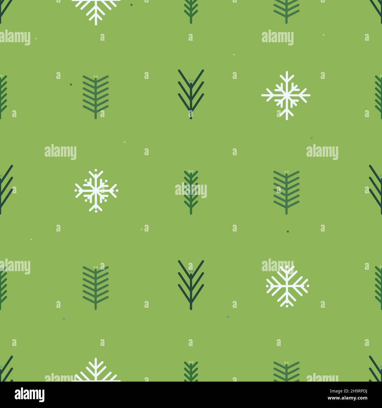 Spruce, pine and snowflakes - winter theme vector background Stock Vector Image & Art - Alamy