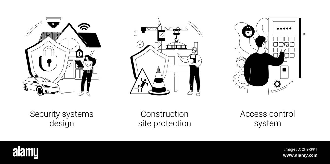 Security solutions Cut Out Stock Images & Pictures - Alamy