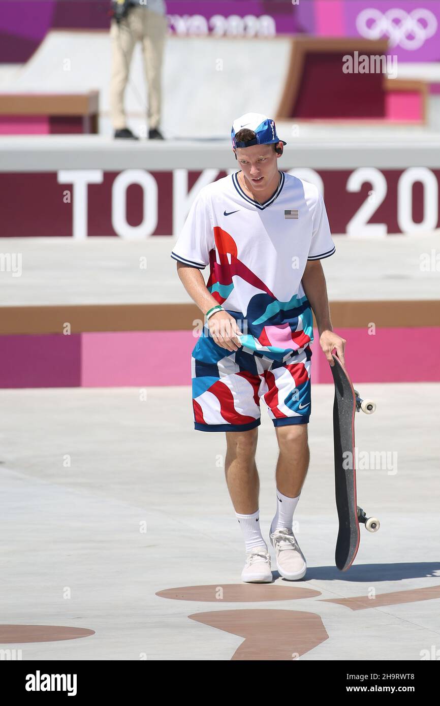 JULY 25th, 2021 - TOKYO, JAPAN: Jake ILARDI of the United States falls ...