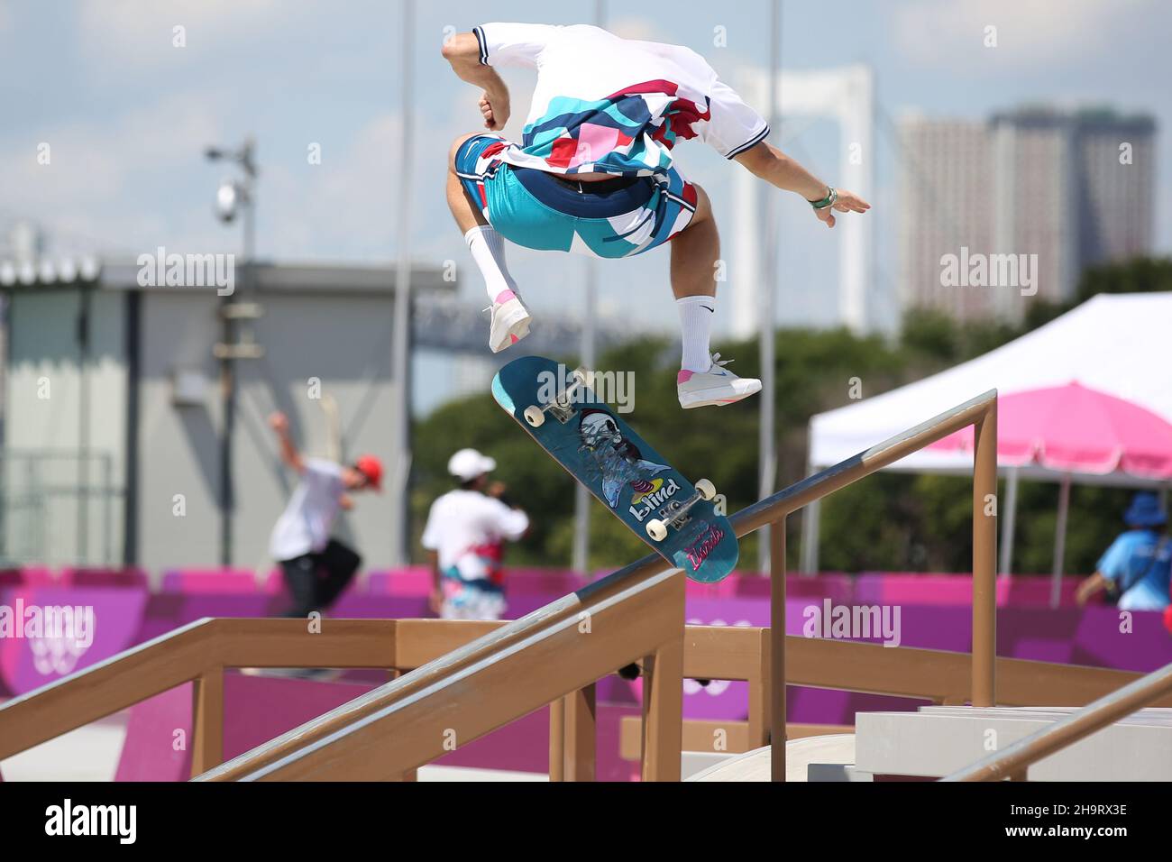 JULY 25th, 2021 - TOKYO, JAPAN: Jake ILARDI of the United States falls ...