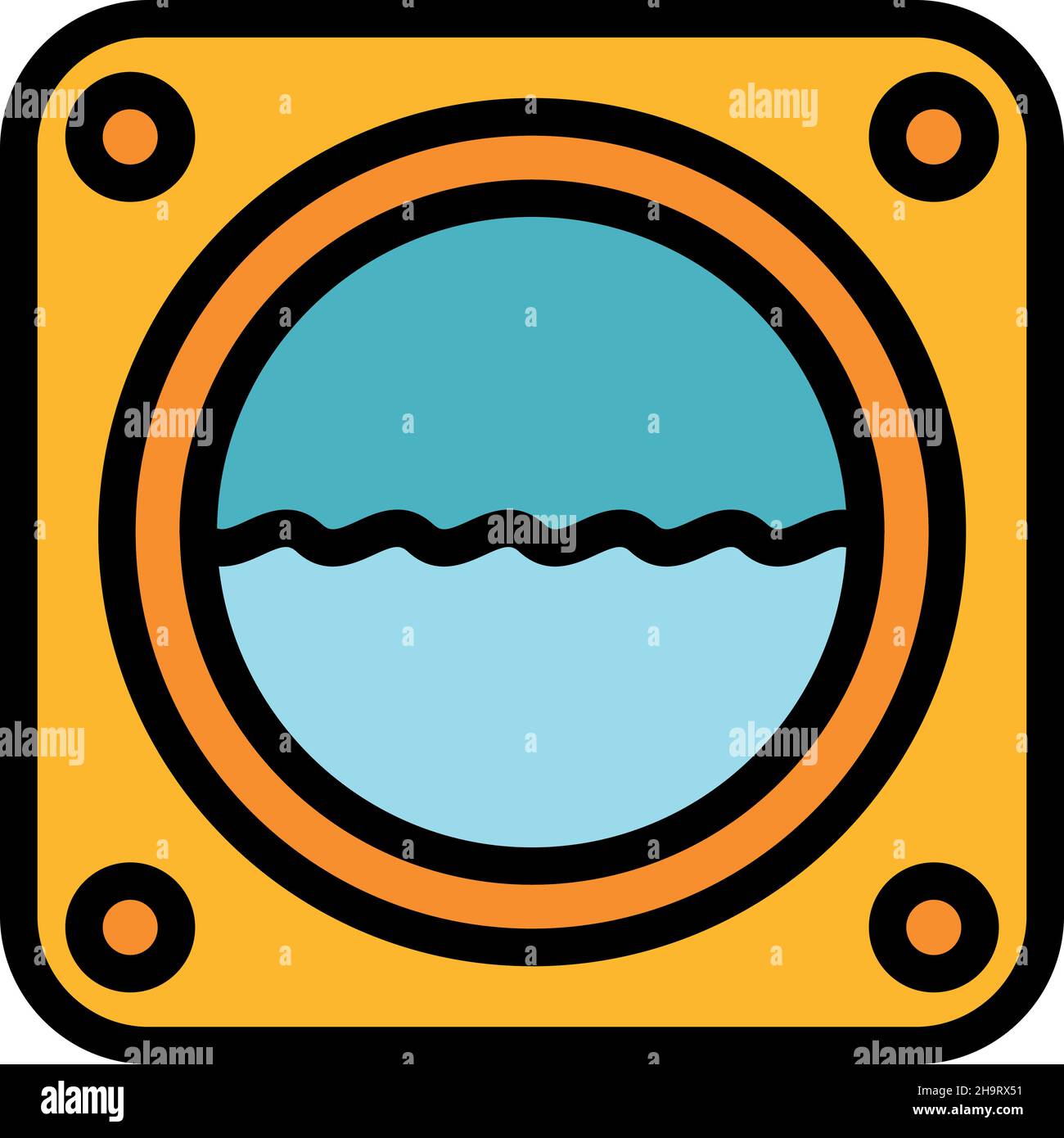 Pool cleaning icon. Outline pool cleaning vector icon color flat ... Pool cleaning icon. Outline pool cleaning vector icon color flat ...