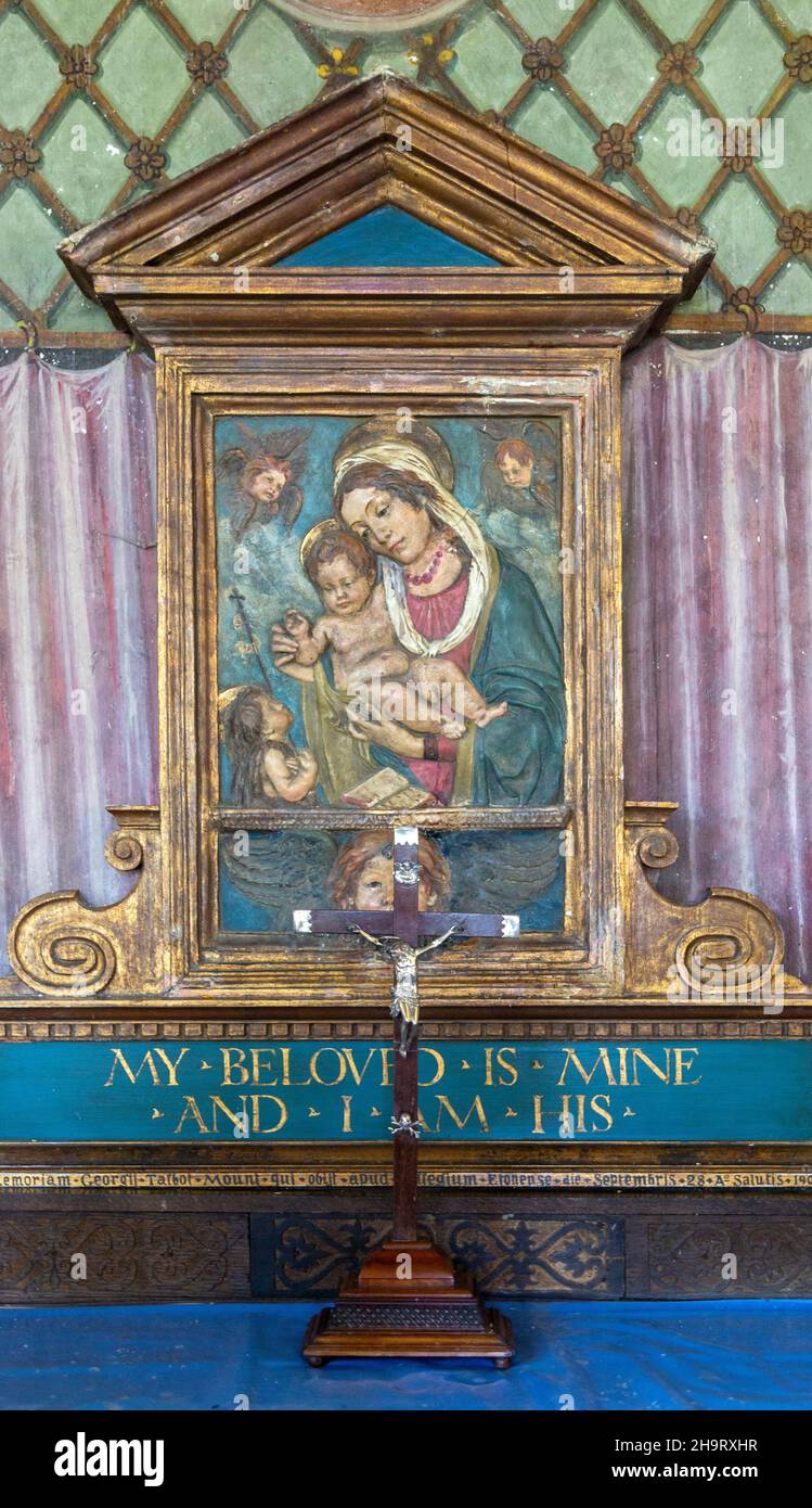 C 16th century Italian painting of Blessed Virgin Mary with Jesus as a ...