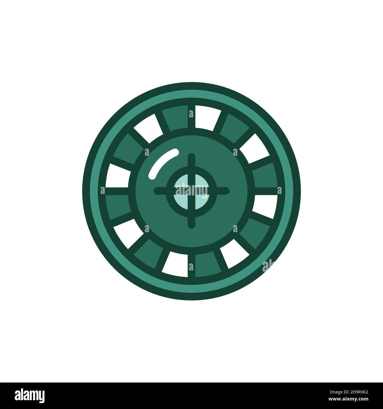 Roulette wheel drawing hi-res stock photography and images - Alamy