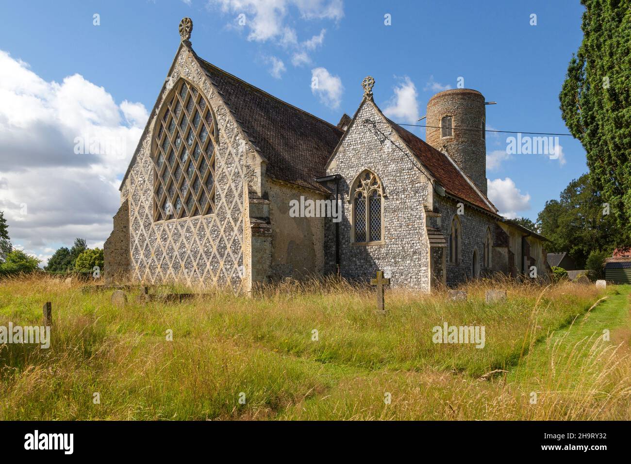 Village parish church of the Holy Trinity, Barsham with Shipmeadow ...