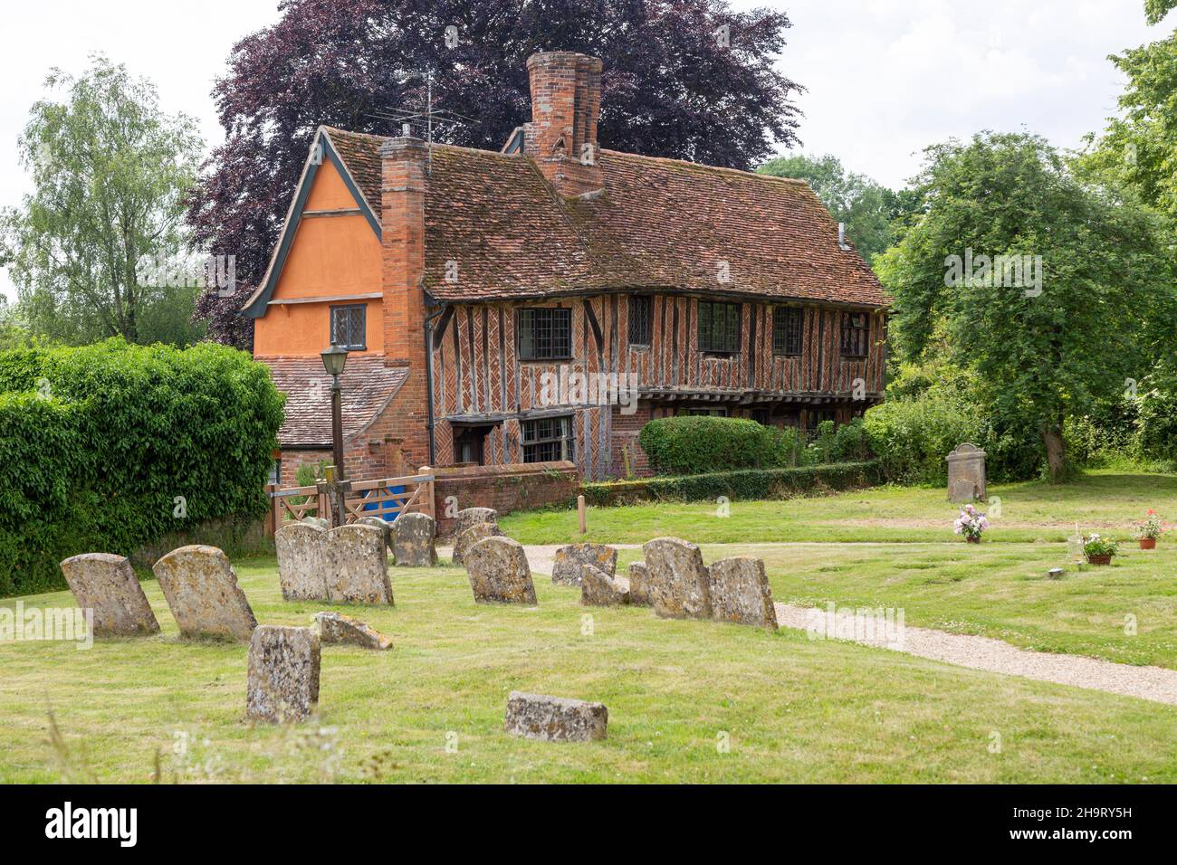 Historic church house listed timber framed building, Cockfield, Suffolk ...