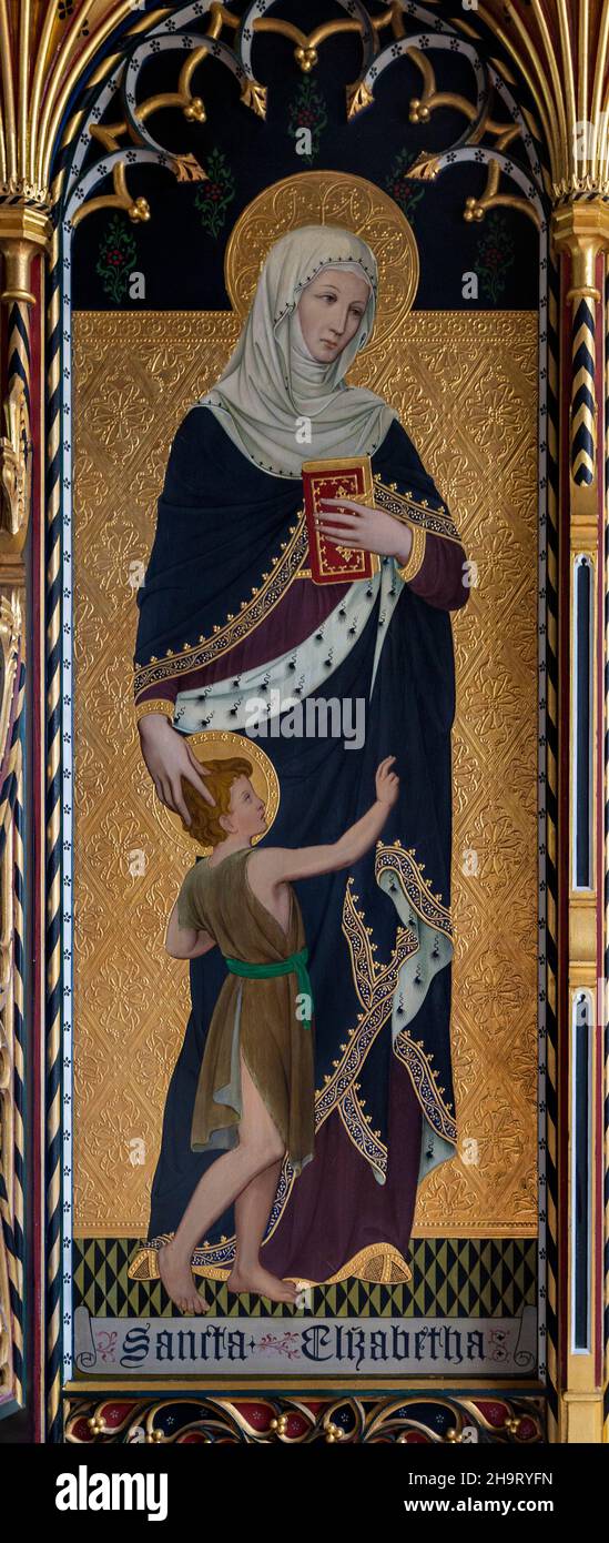 Church of St John the Baptist, Lound, Suffolk, England, UK painting by ...