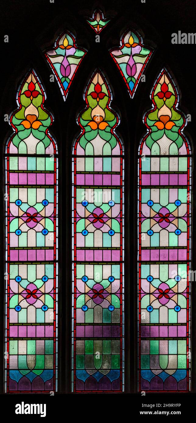 Simple Geometric Stained Glass Patterns