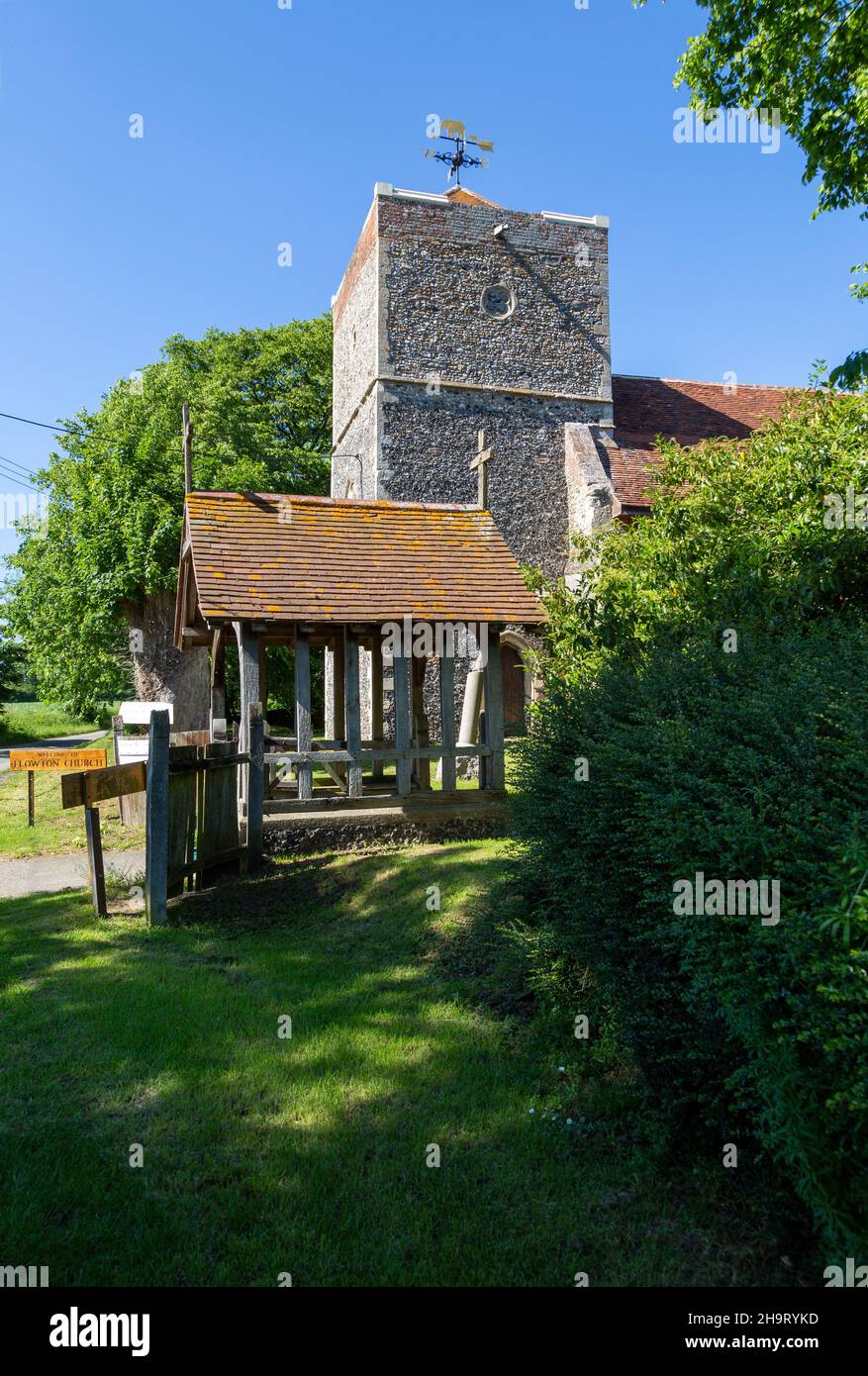 Village parish church of Saint Mary, Flowton, Suffolk, England, UK ...