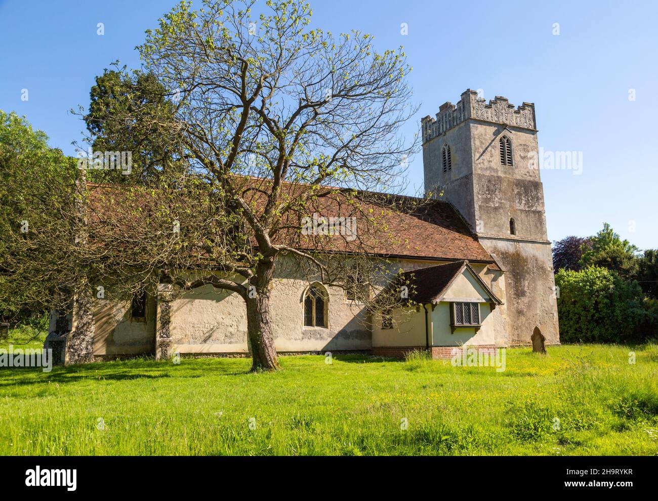 Village parish church of Saint Mary, Offton, Suffolk, England, UK Stock ...