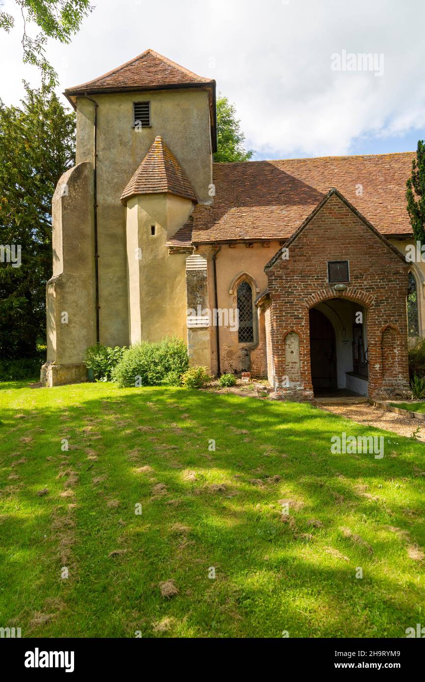 Village parish church of Saint Margaret, Whatfield, Suffolk, England ...