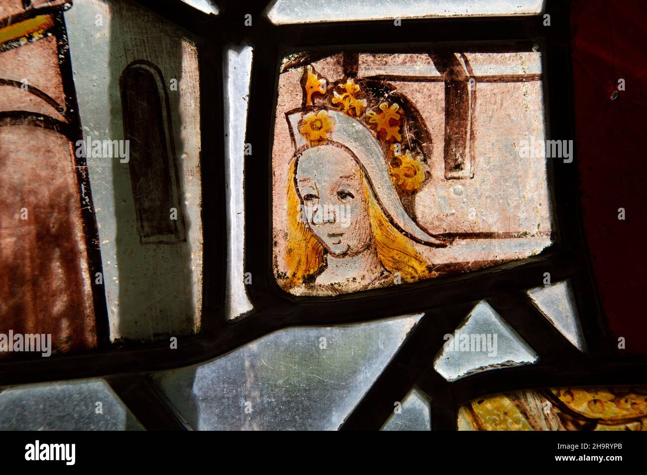 Saint Nicholas chapel, Gipping, Suffolk, England, UK medieval fragments ...