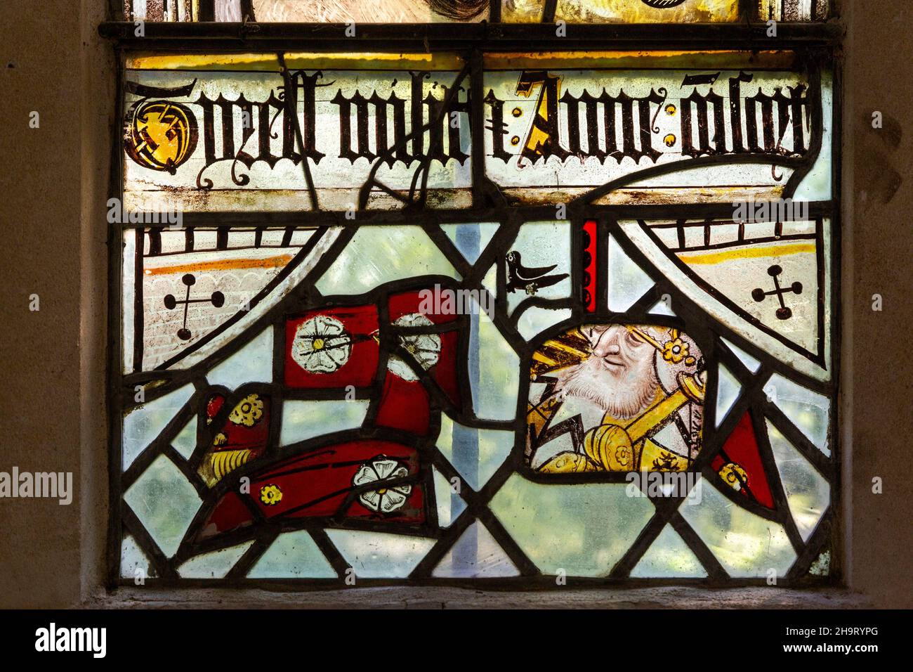 Saint Nicholas chapel, Gipping, Suffolk, England, UK medieval fragments ...
