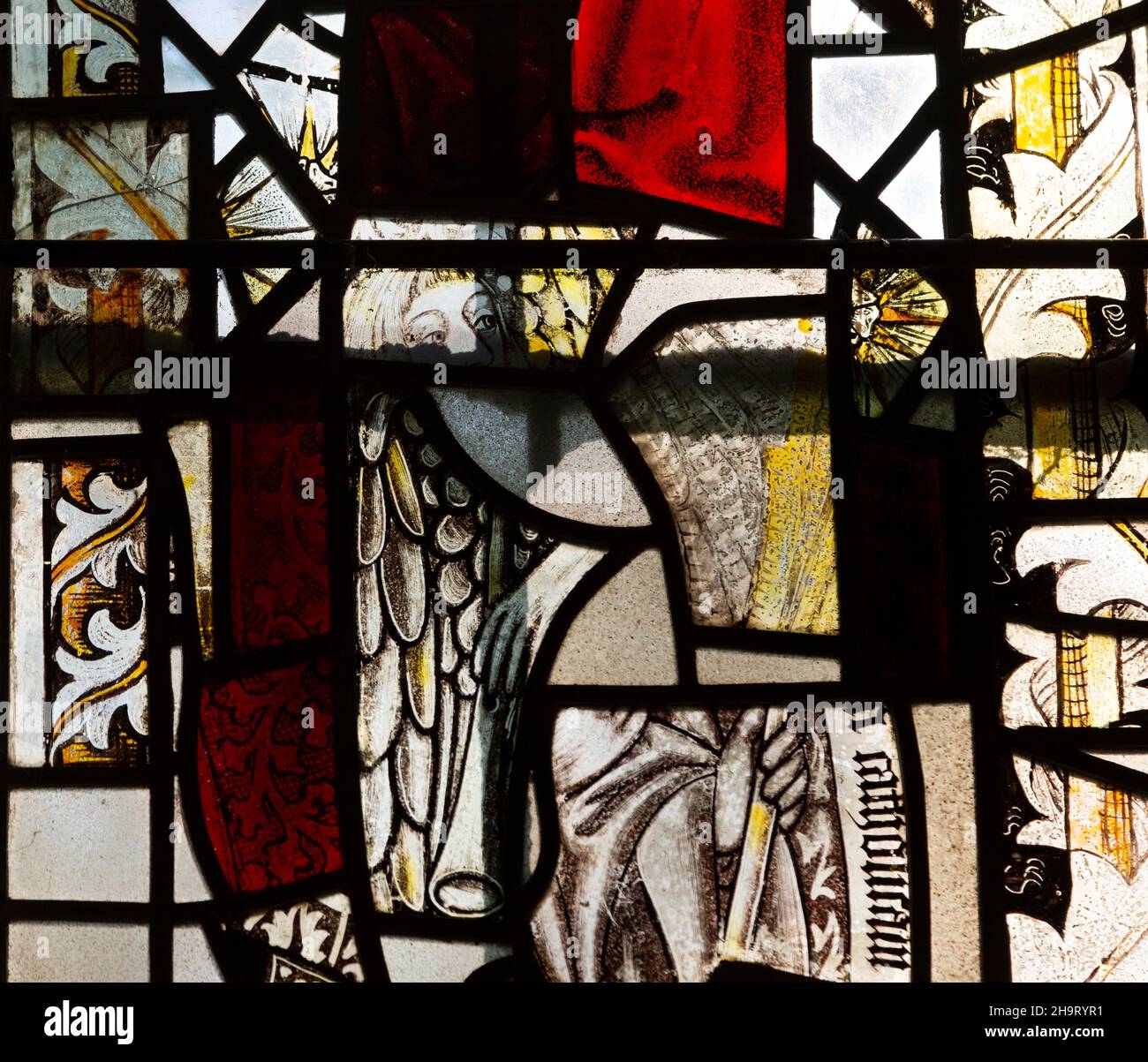 Saint Nicholas chapel, Gipping, Suffolk, England, UK medieval fragments ...