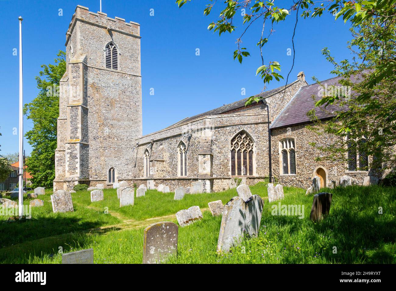 Parish church of the assumption of the blessed virgin mary hi-res stock ...