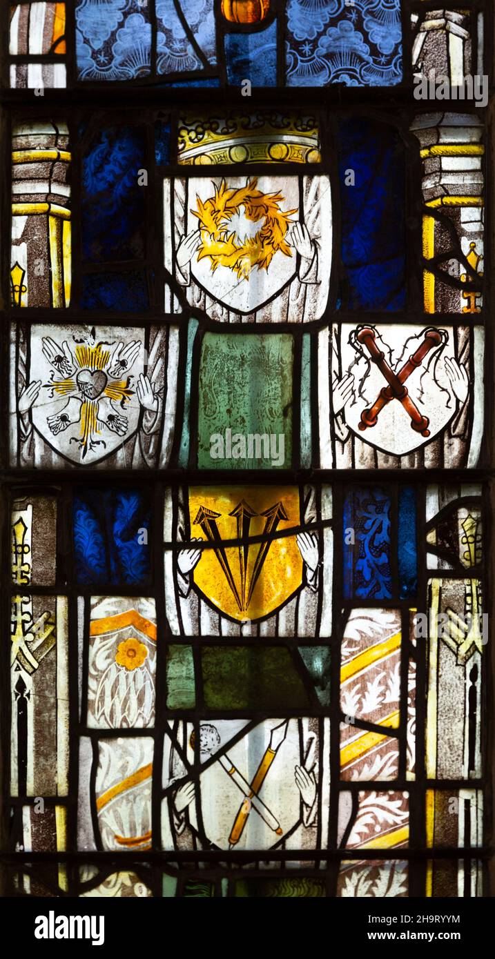 Saint Nicholas chapel, Gipping, Suffolk, England, UK medieval fragments ...