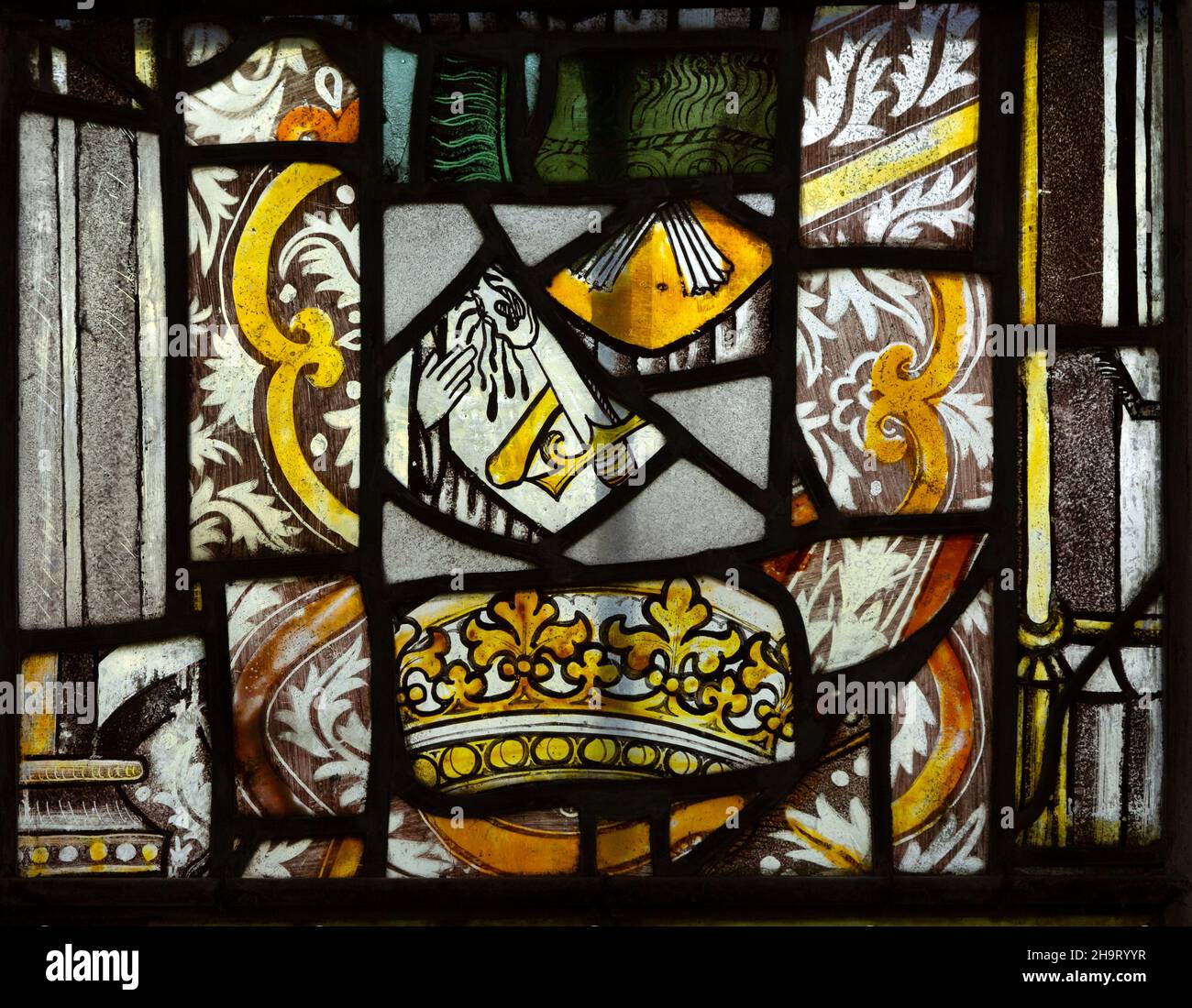 Saint Nicholas chapel, Gipping, Suffolk, England, UK medieval fragments ...