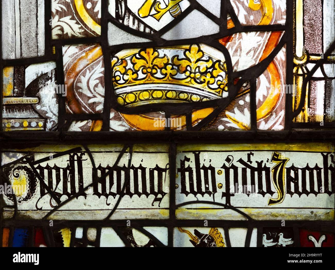 Saint Nicholas chapel, Gipping, Suffolk, England, UK medieval fragments ...